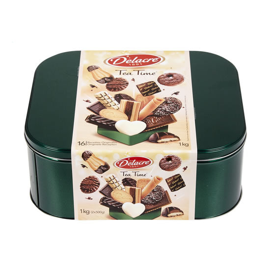 Buy Delacre Tea Time Tradition Biscuits Box 1000 gr - BelgianMart.com