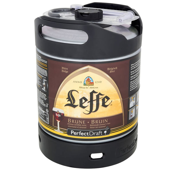 Buy Leffe Brown 6,5% 6L Keg For Perfect Draft - BelgianMart.com